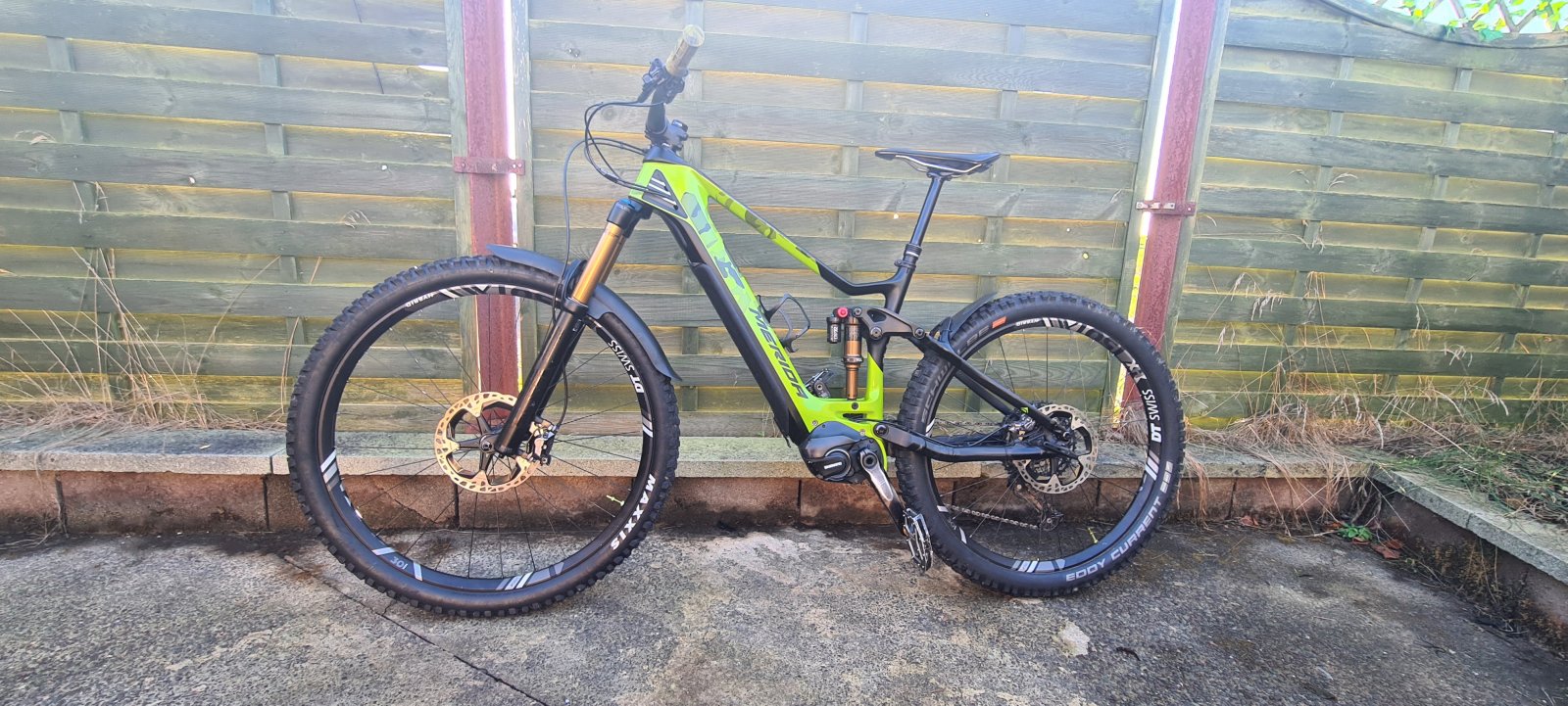 For Sale (BIKE) - 2020 Merida E160 9000k gloss/green matt/black medium ...