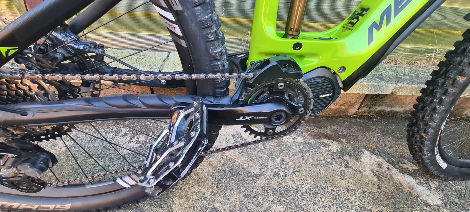 For Sale (BIKE) - 2020 Merida E160 9000k gloss/green matt/black medium ...