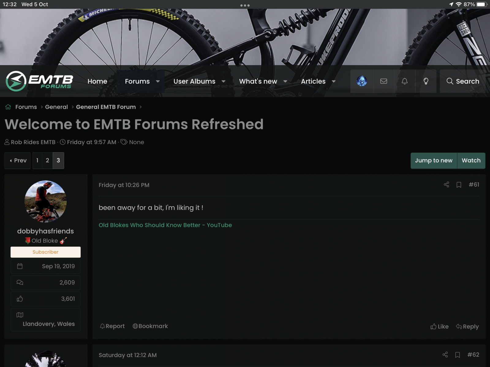 Welcome to EMTB Forums Refreshed | Page 3 | EMTB Forums