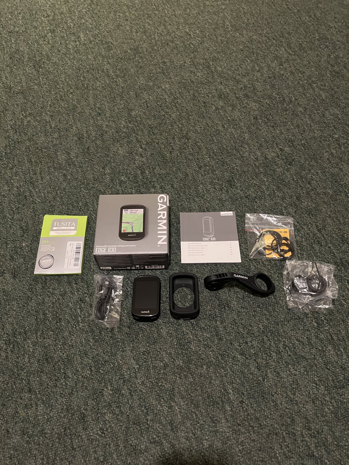 For Sale (PARTS) - 2022 Garmin 830 Edge + case + mount + screen ...