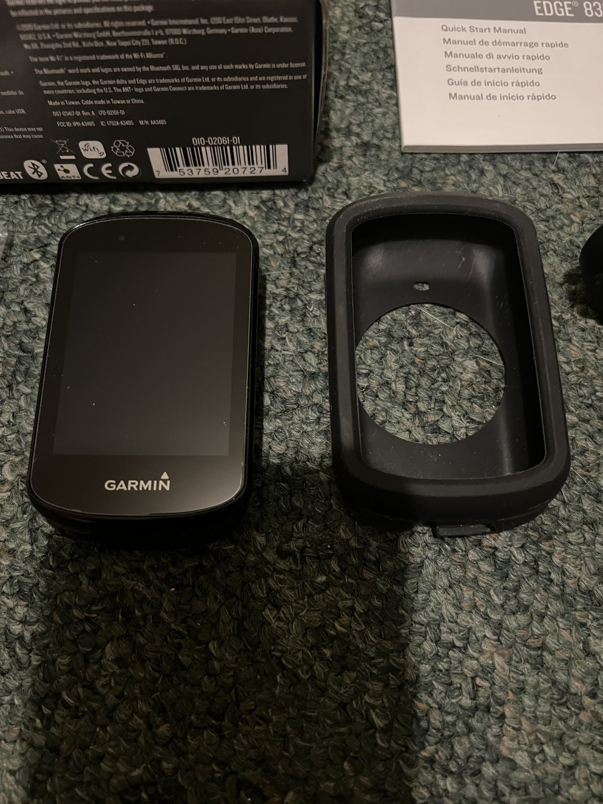 For Sale (PARTS) - 2022 Garmin 830 Edge + case + mount + screen ...