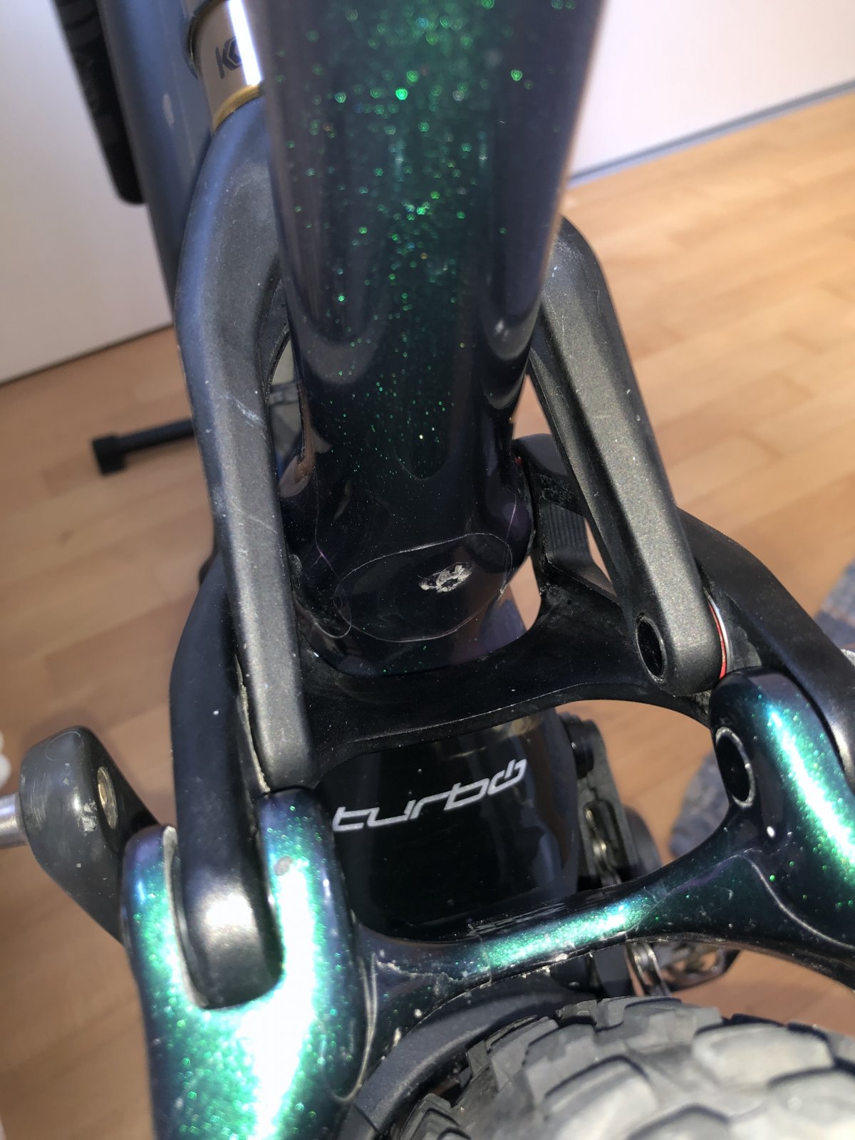 Dent in seat tube | EMTB Forums