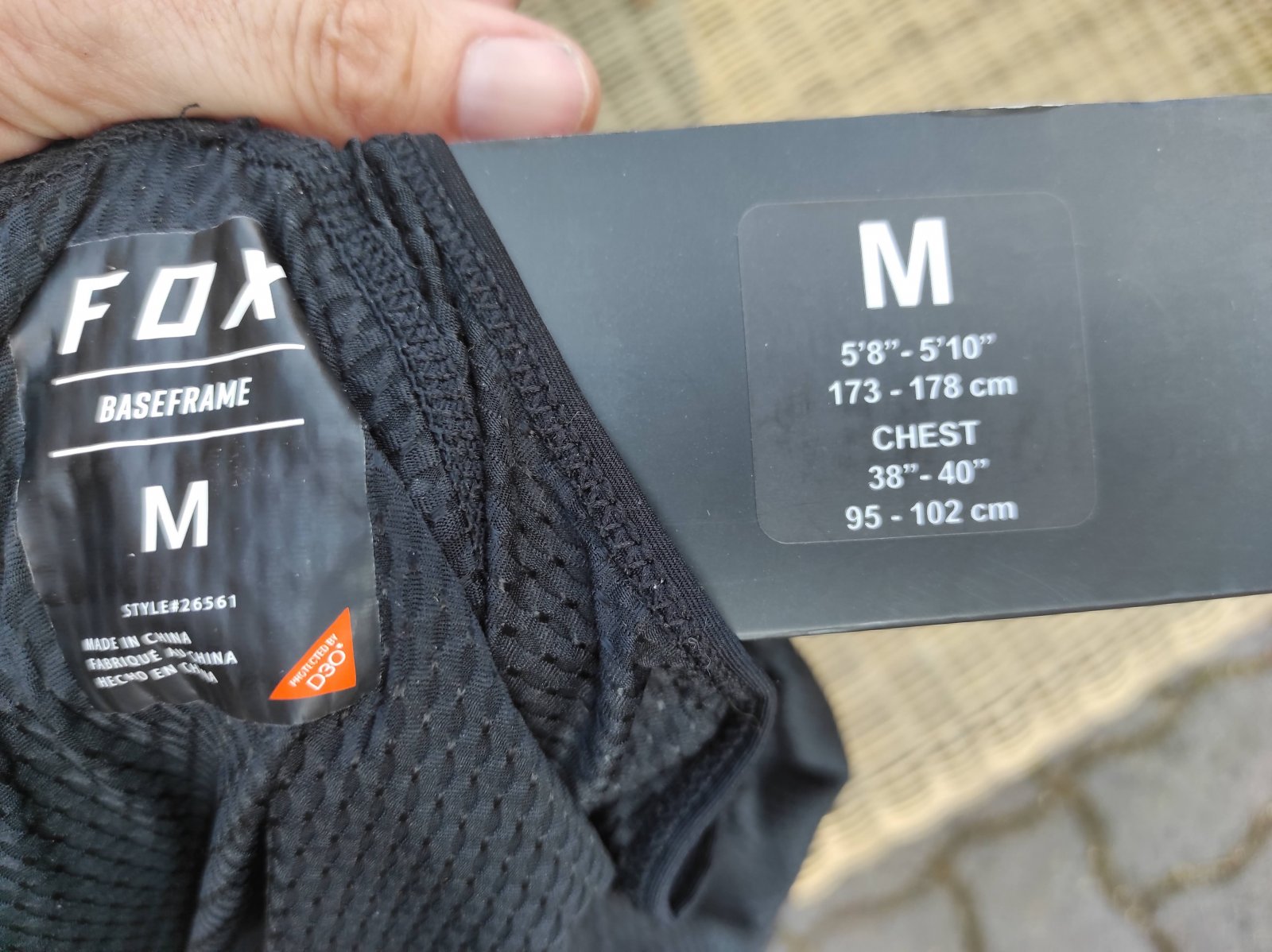 Review - Fox Baseframe D3O - What a POS ! | EMTB Forums