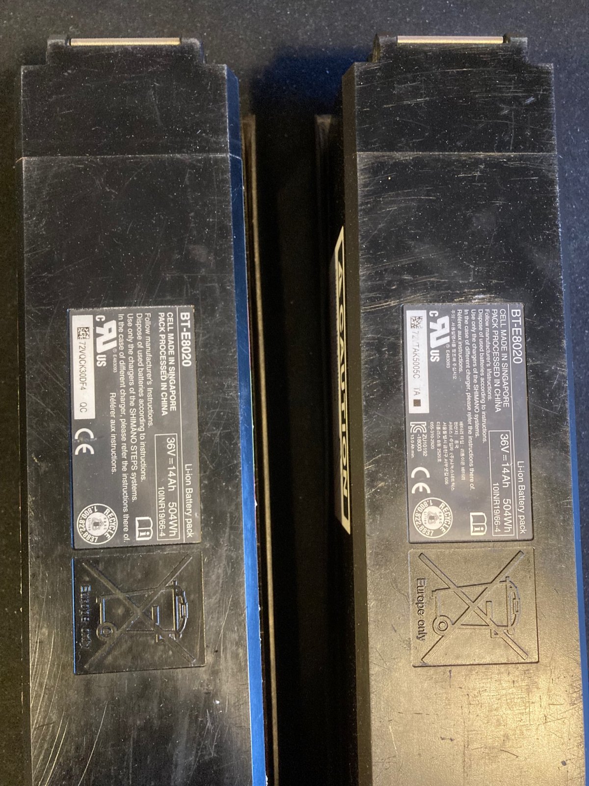 Sold - 2019 Shimano Two BT-E8020 Batteries & One EC-E6000 Charger PRICE ...