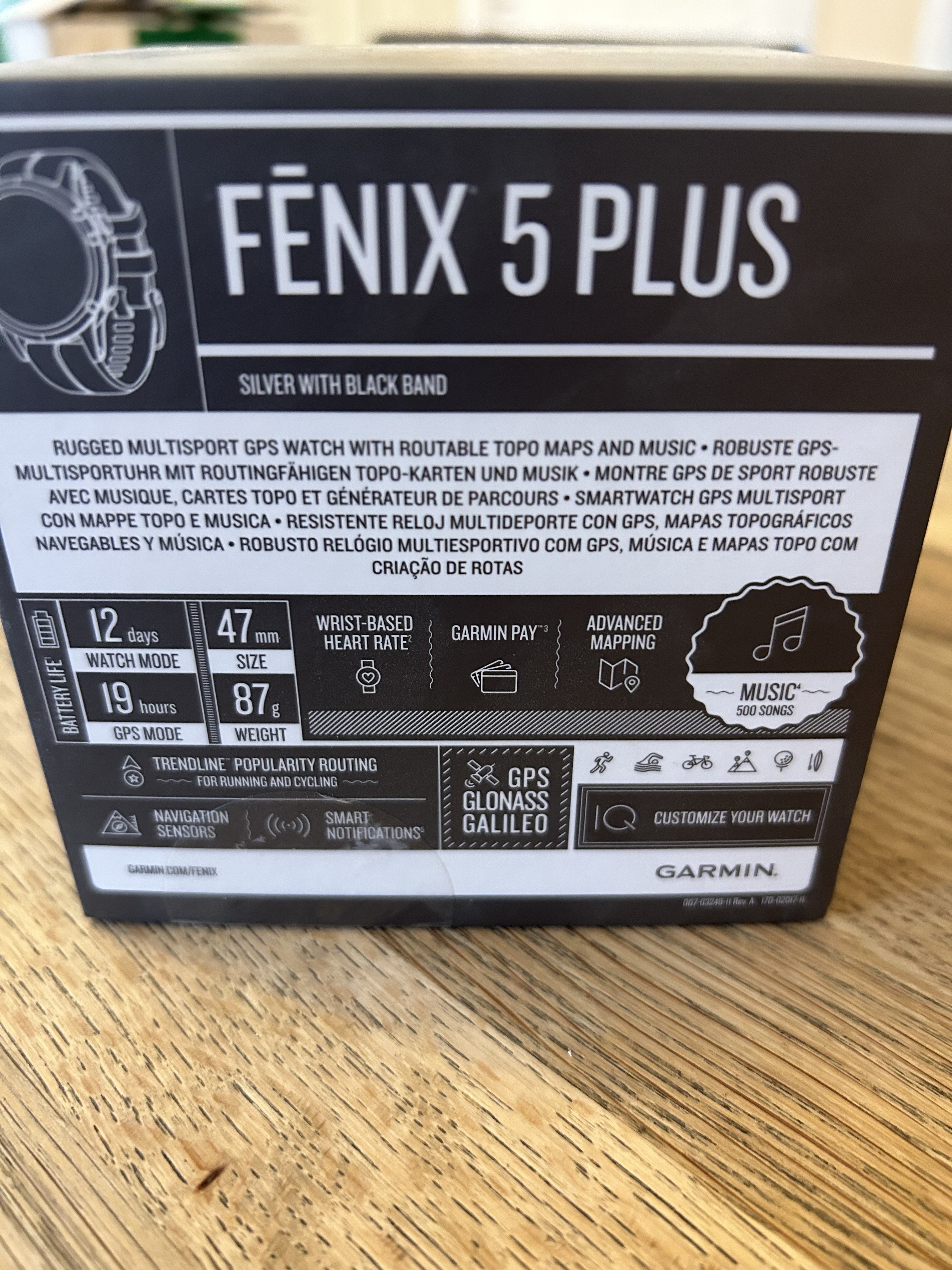 Sold - 2018 Garmin Fenix 5 plus £125.00: Chester UK | EMTB Forums