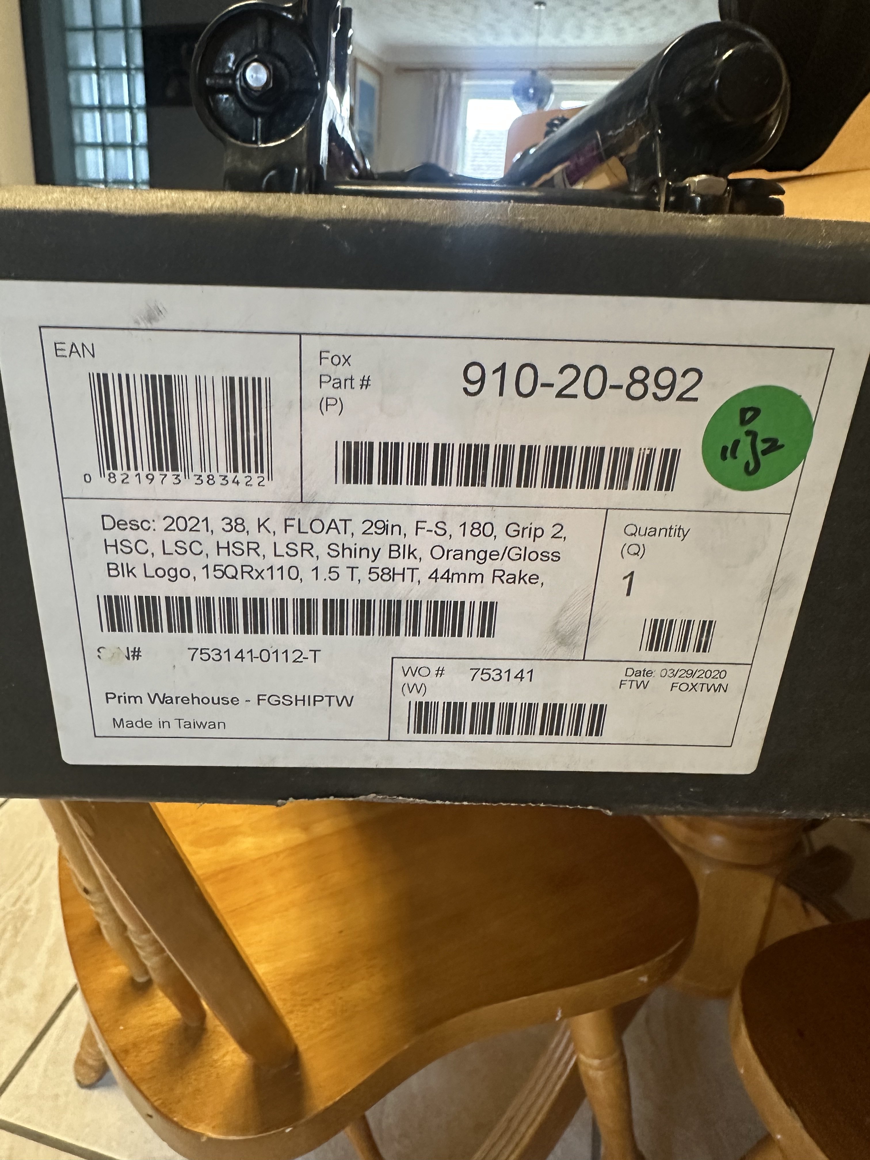 Sold - 2020 Fox Fox 38 grip 2 £500: Milton keynes | EMTB Forums