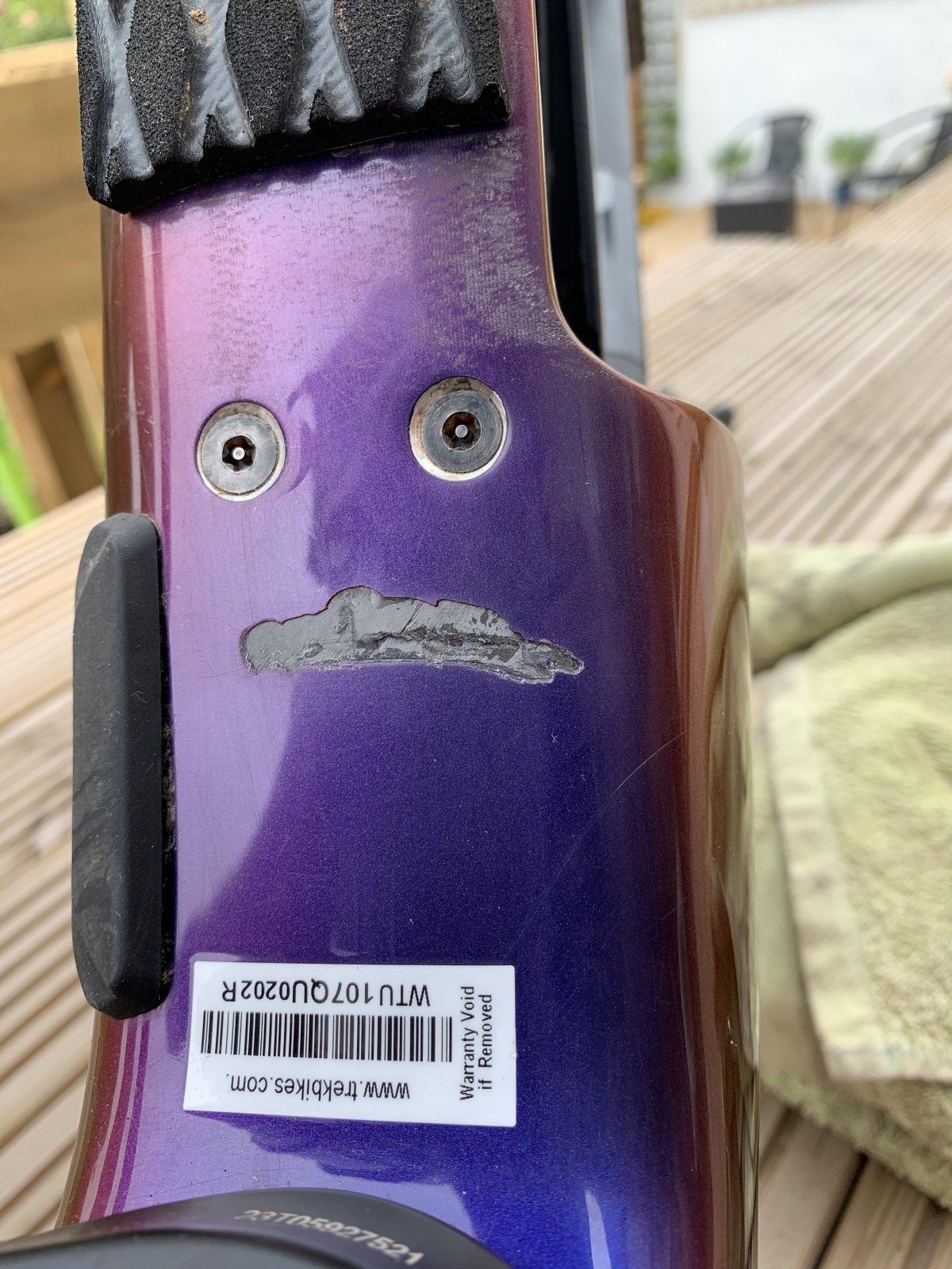 Knock-Block failed - Trek Rail 9.8 carbon frame damage | EMTB Forums