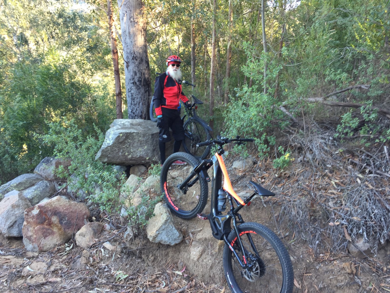 I road up a mountain side with my friend on another Levo 2780 ft ...