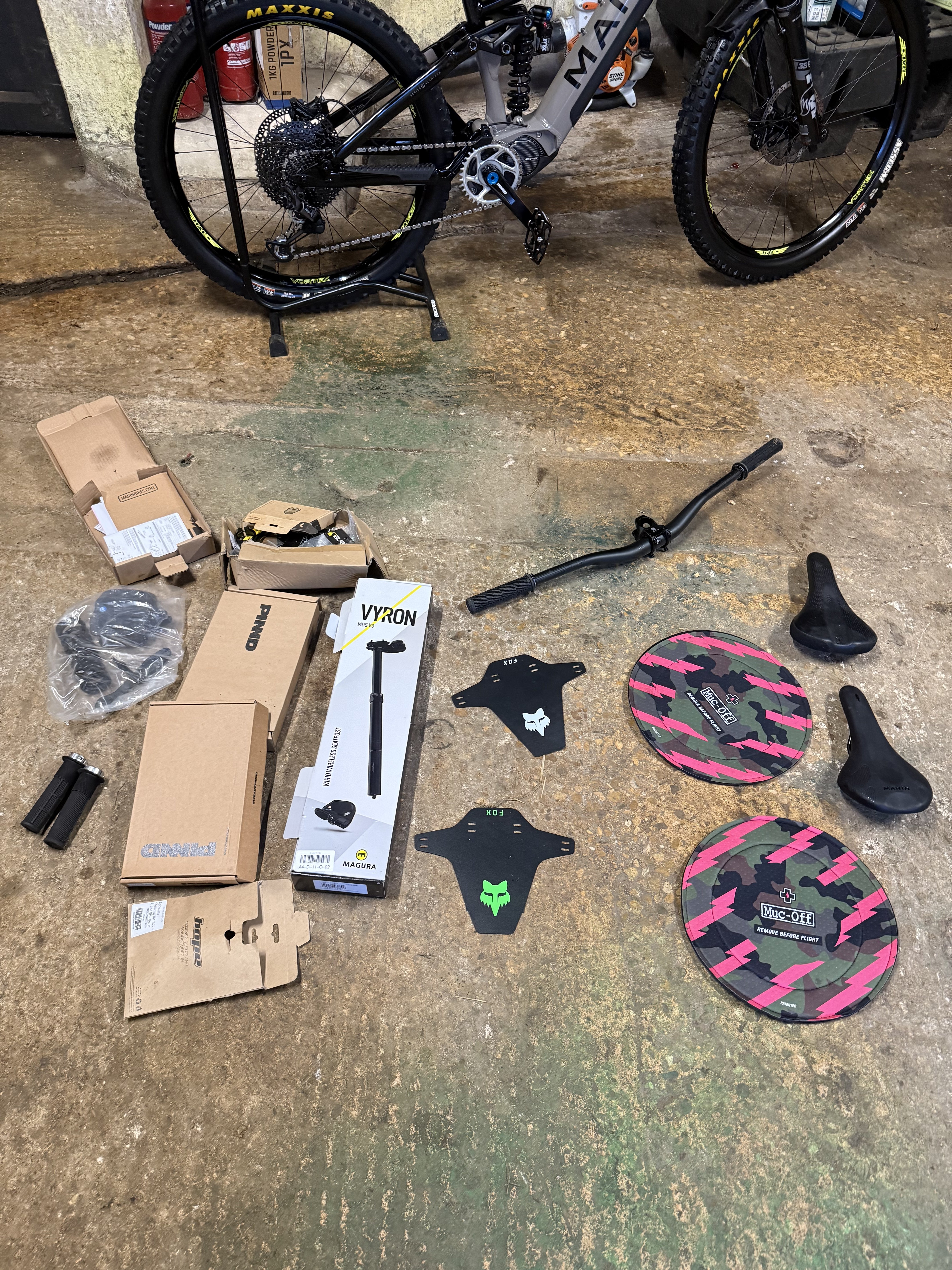 Sold - 2023 Marin Alpine Trail E2. Big spec. Added extras. Spares ...