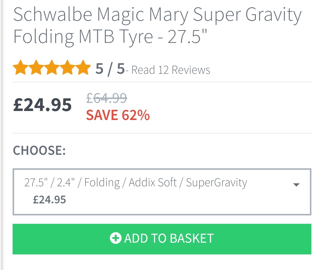 Merlin magic Mary weird pricing | EMTB Forums